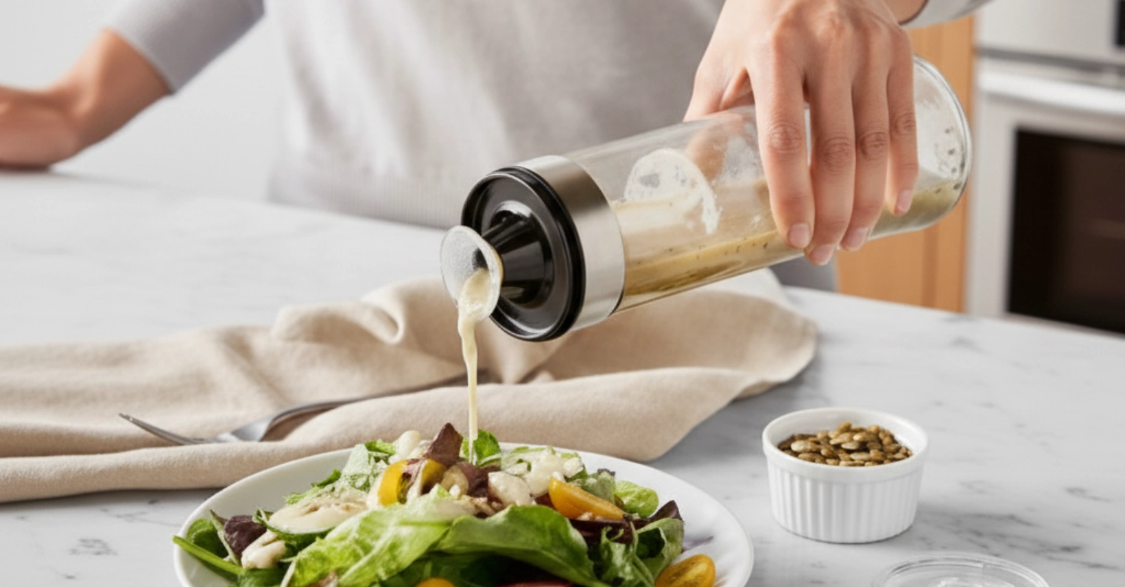 Salad Dressing Bottle with Recipe: A Must-Have Kitchen Tool - EasyLife ...