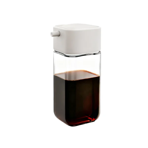Glass Soy Sauce Dispenser with a Soft Spout - EasyLife Houseware