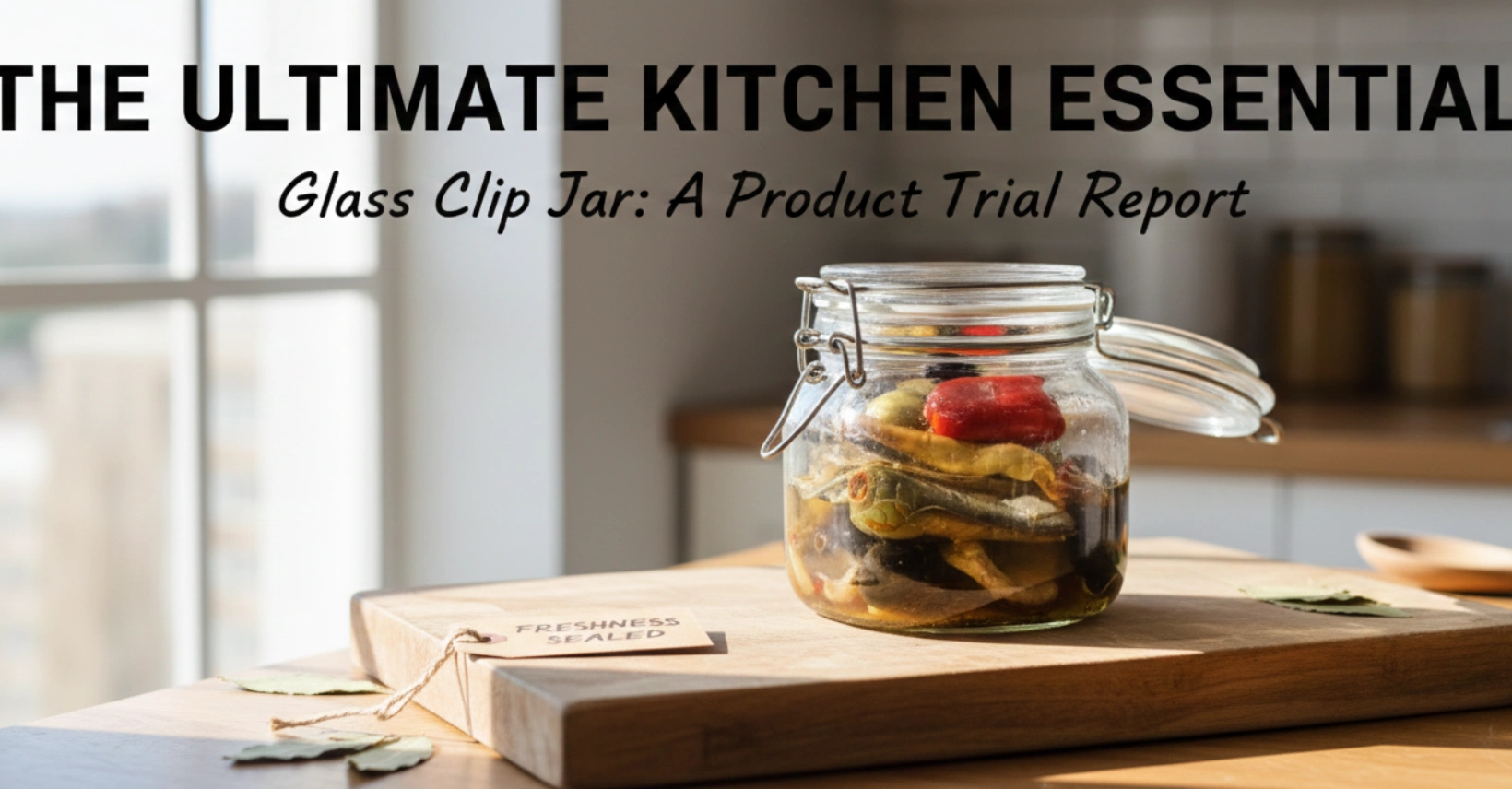 Product Trial Report: Glass Hermetic Clip Jar - EasyLife Houseware